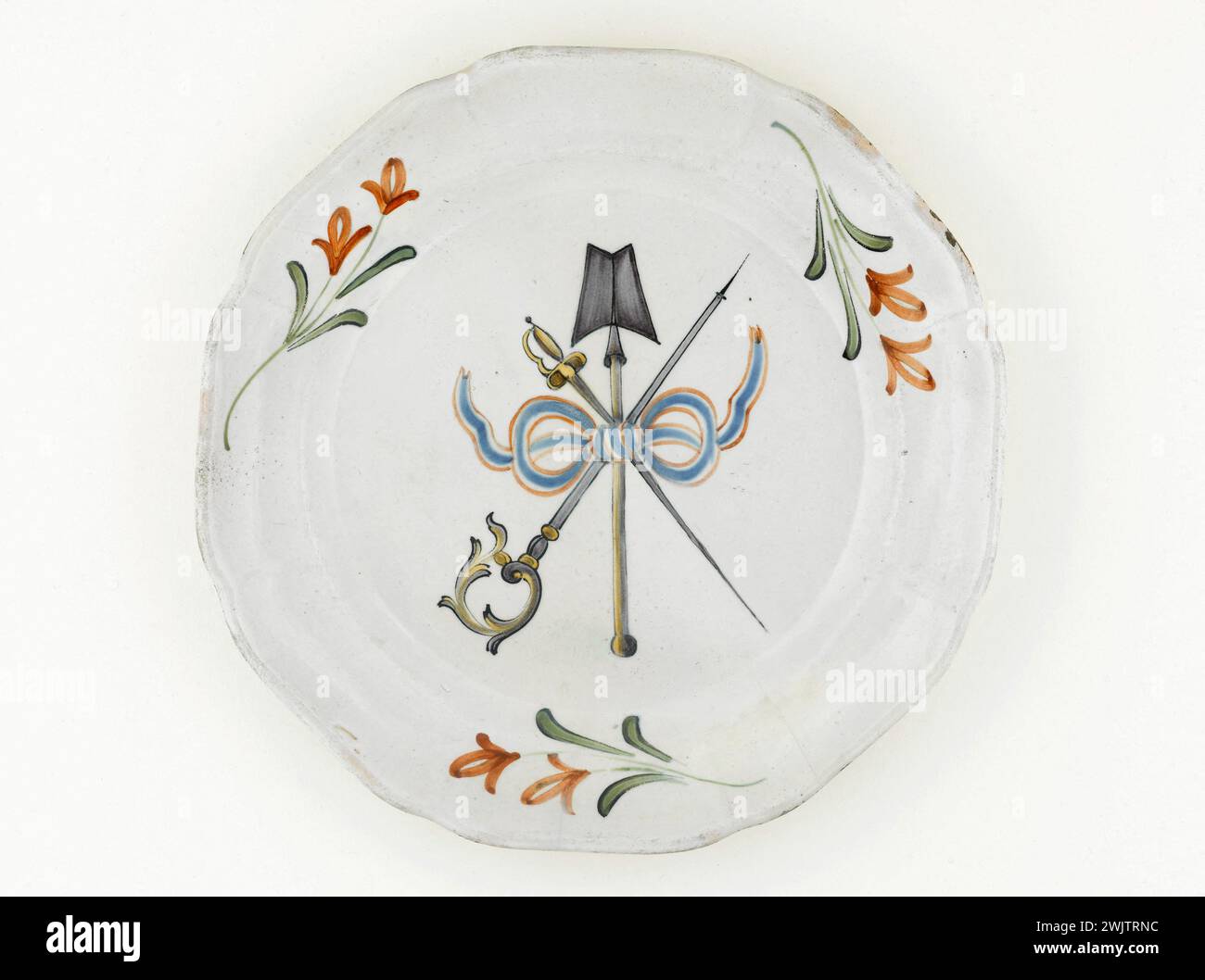 Anonymous. Plate. Earthenware. Paris, Carnavalet museum. 71478-3 ...