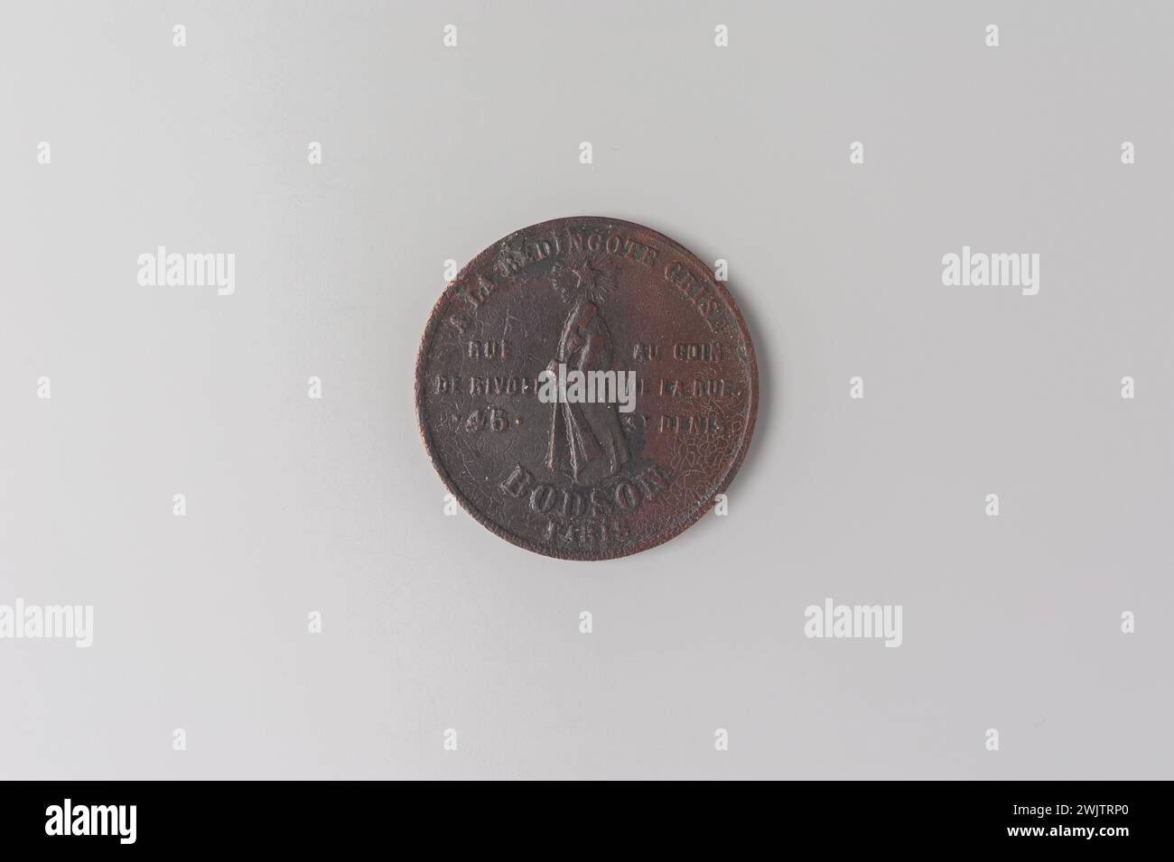 Carnavalet museum, tokens collection Stock Photo - Alamy