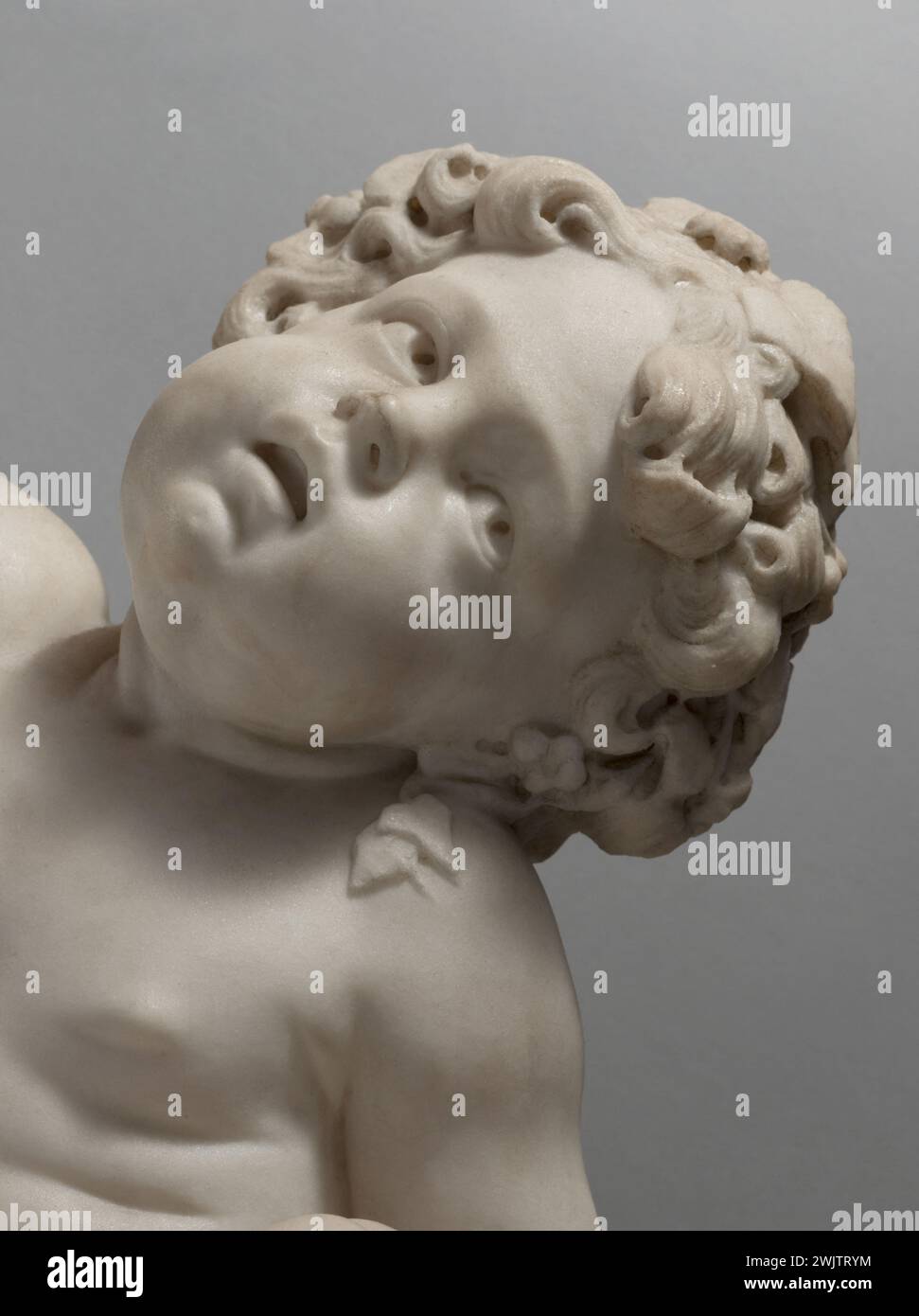 Anonymous. Child of the Bacchus procession. Sculpture, marble. Cognacq ...