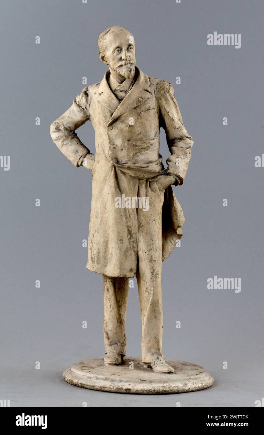 Théodore Louis Auguste Rivière (1857-1912). "Portrait of Jules Claretie ...