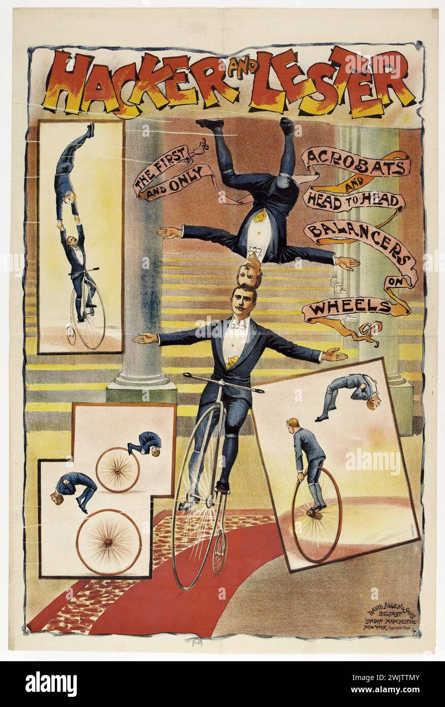 Anonymous. Poster for the show of "Hacker and Lester". Color ...