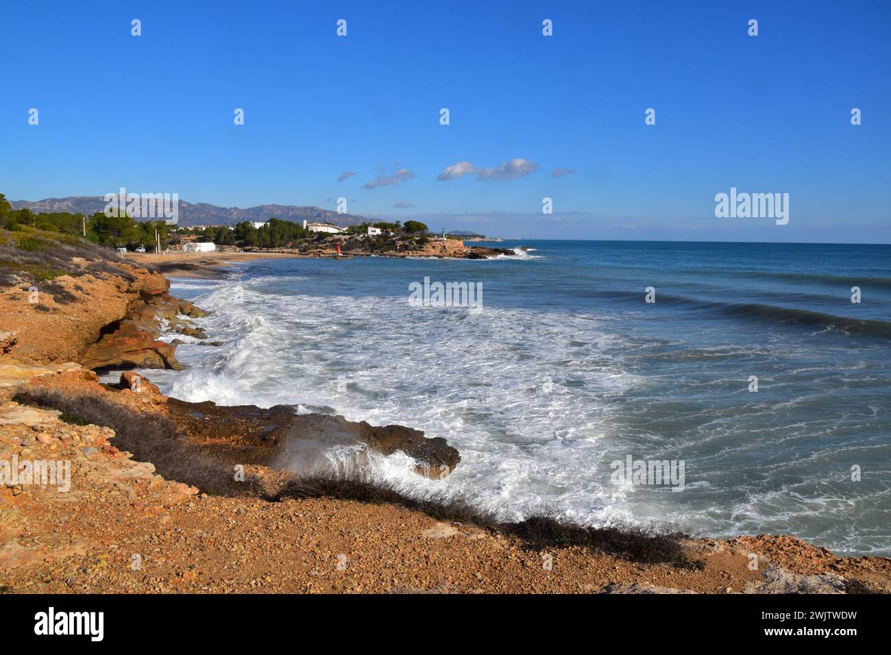 Gran Recorrido GR 92, Costa Dorada, Spain Stock Photo - Alamy