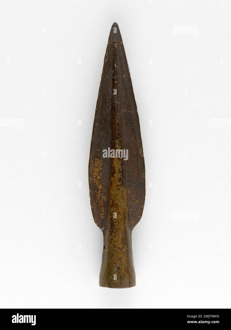 Sweight spearhead. Bronze Age. Copper alloy, cast iron. Coming from ...