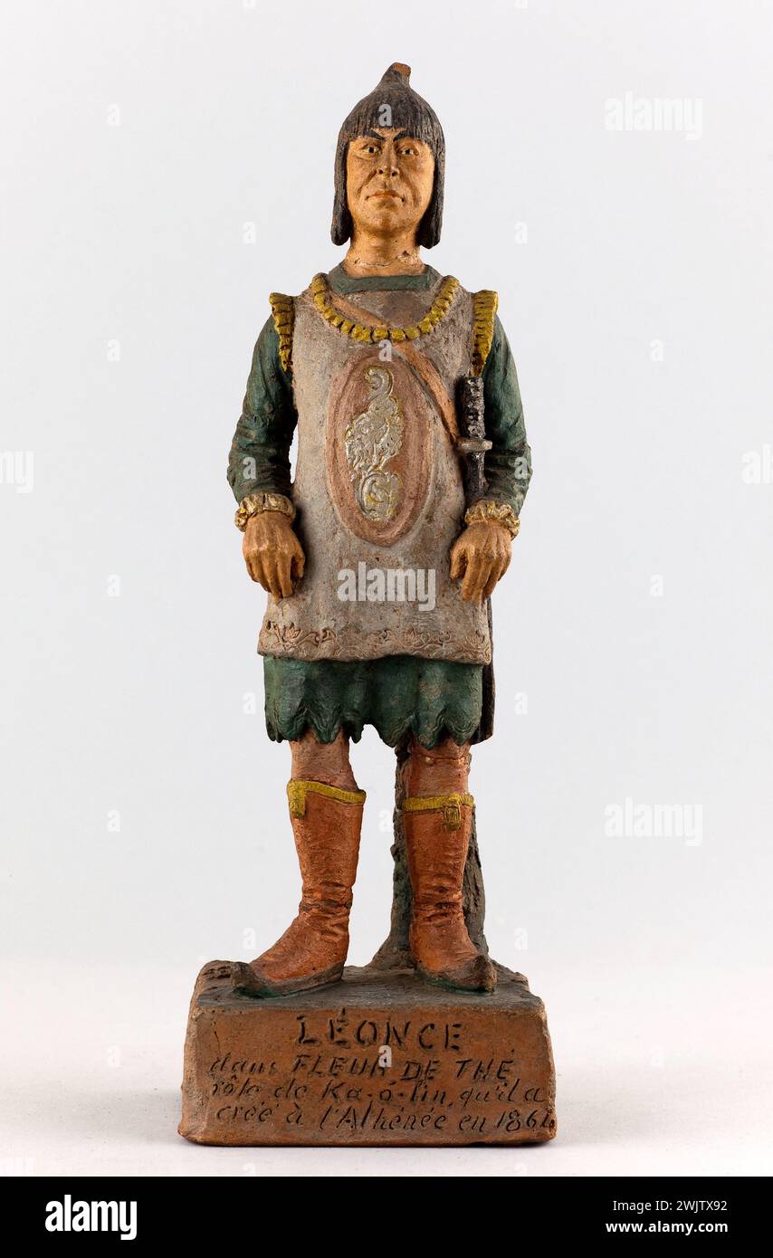 Charles Kotra (1859-1942?). Léonce portrait (1823-1900), actor. Role of ...