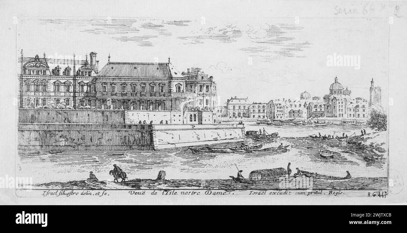 Israel Silvestre (1621-1691), Israel Henriet (1590-1661). "View of the ...