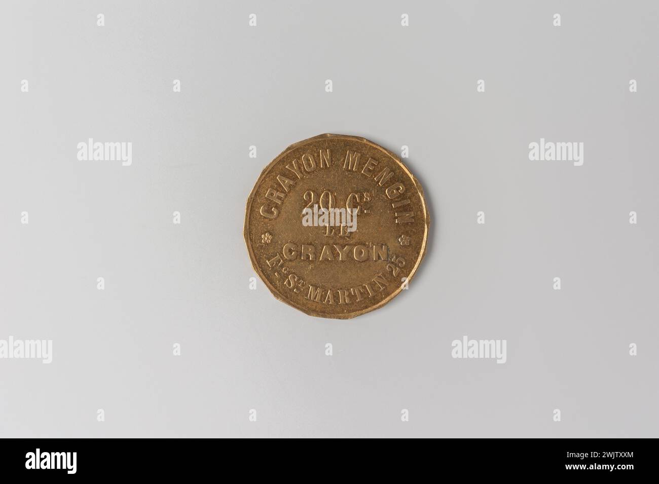 Carnavalet museum, tokens collection Stock Photo - Alamy