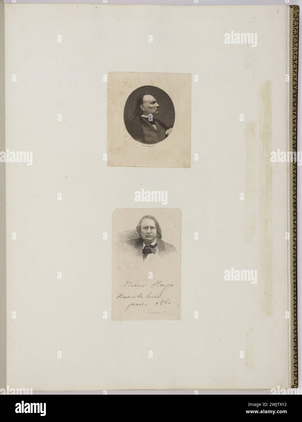 Autograph manuscript of Victor Hugo (1802-1885). Illustrated travel ...