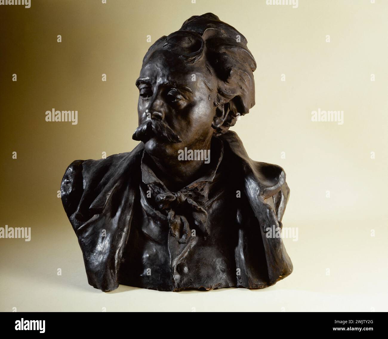 Auguste Rodin (1840-1917). "Bust of Carrier-Belleuse (Albert-Ernest ...