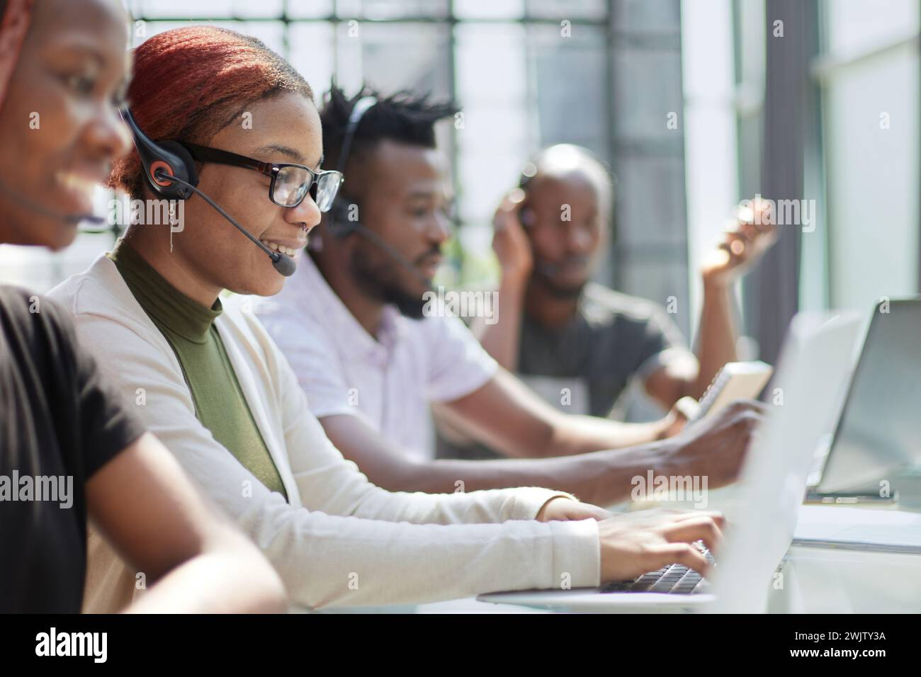 Success is a collaborative effort. joint business concept Stock Photo ...