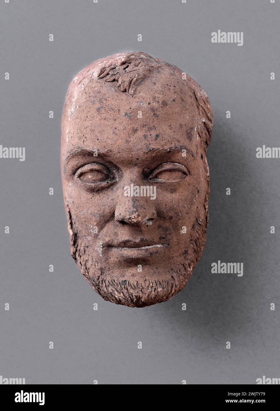 Jean-Pierre Dantan (1800-1869), said Dantan the young. Unknown mask ...