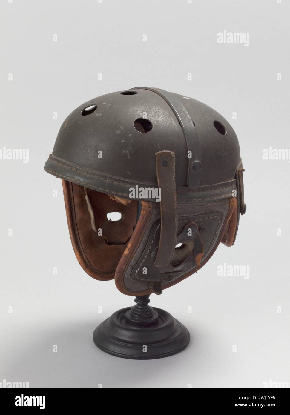 Wilson Athletics Goods Manufacturing Company. (US). Metal helmet, paint ...