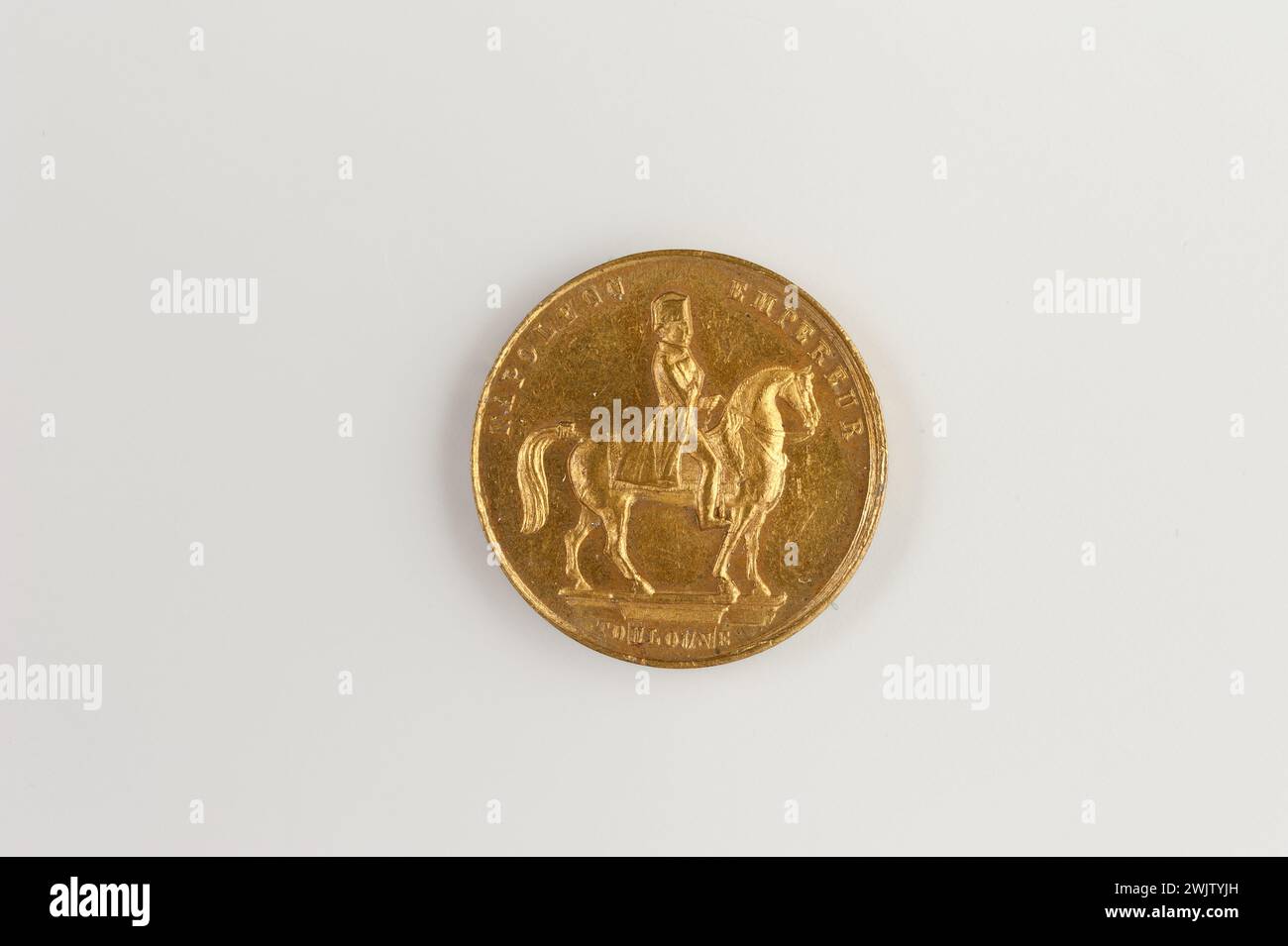 Carnavalet museum, medal collection Equestrian statue of Napoleon I in ...