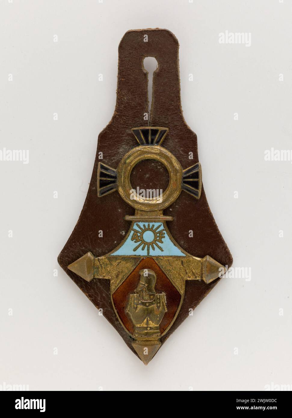 Genius command badge in French Africa-Western (CG, AOF). Enamelled ...