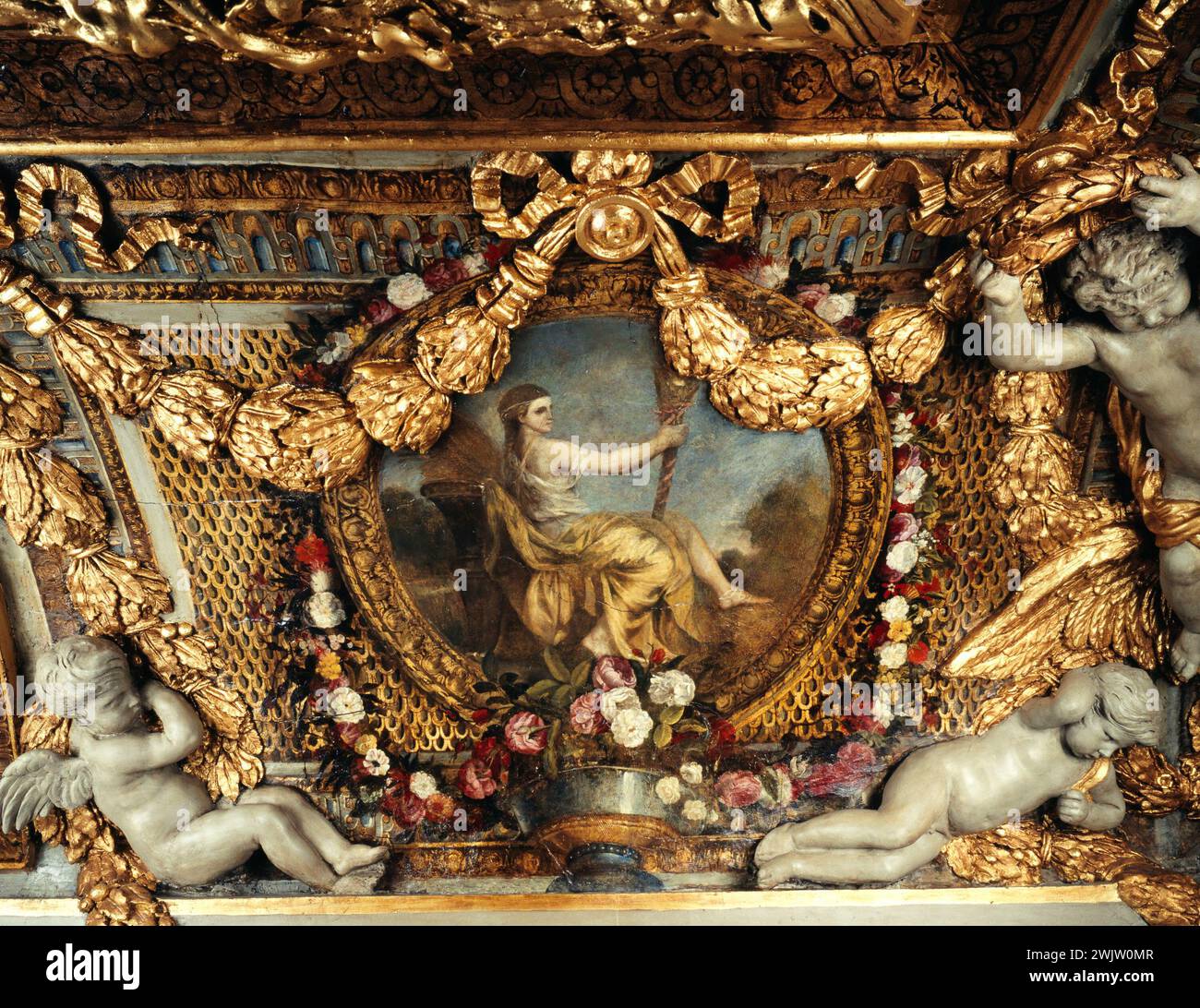 Charles Le Brun (17th century workshop). Ceres or summer. Masonry ...