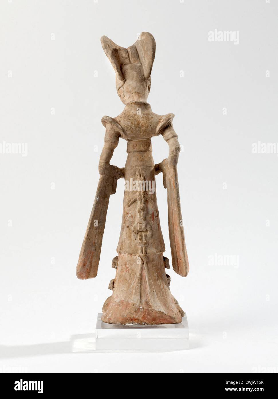 Lady of Court ". Terracotta. China, Tang dynasty. Paris, Cernuschi ...