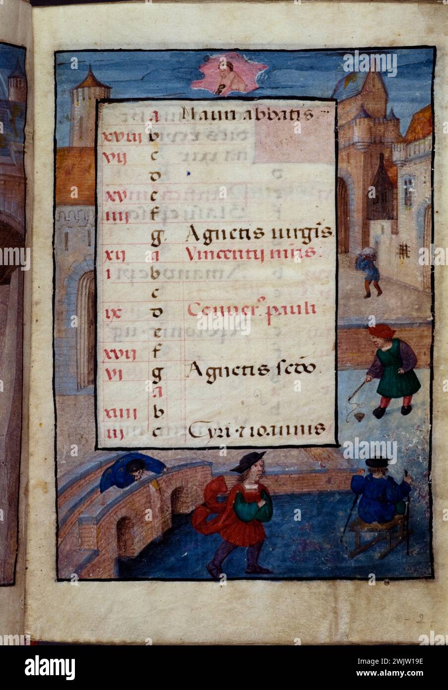 City game medieval manuscript hi-res stock photography and images - Alamy