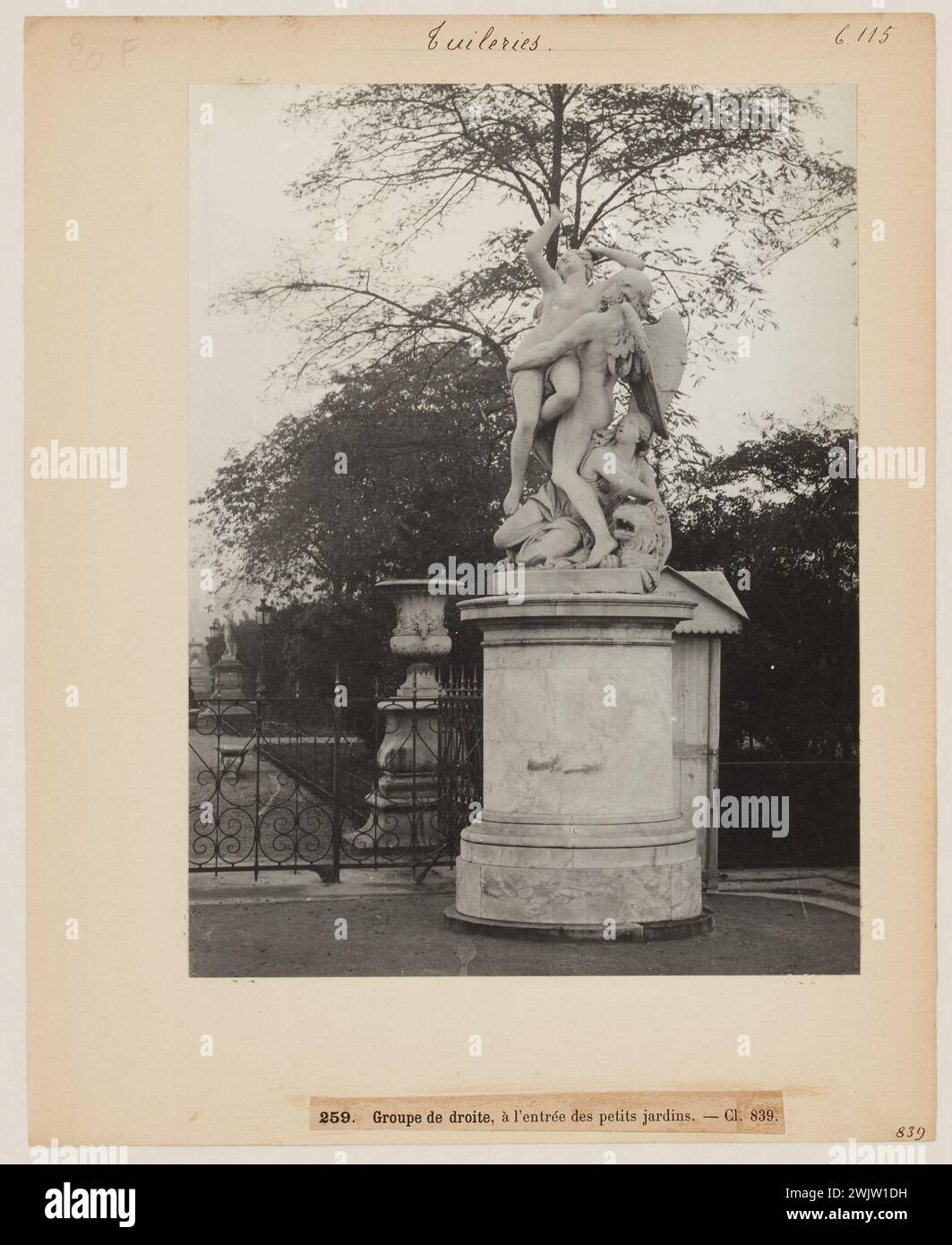 Blancard, Hippolyte (1843 - D.1924), Saturn statuary group removing Cybele by Thomas Regnaudin ...