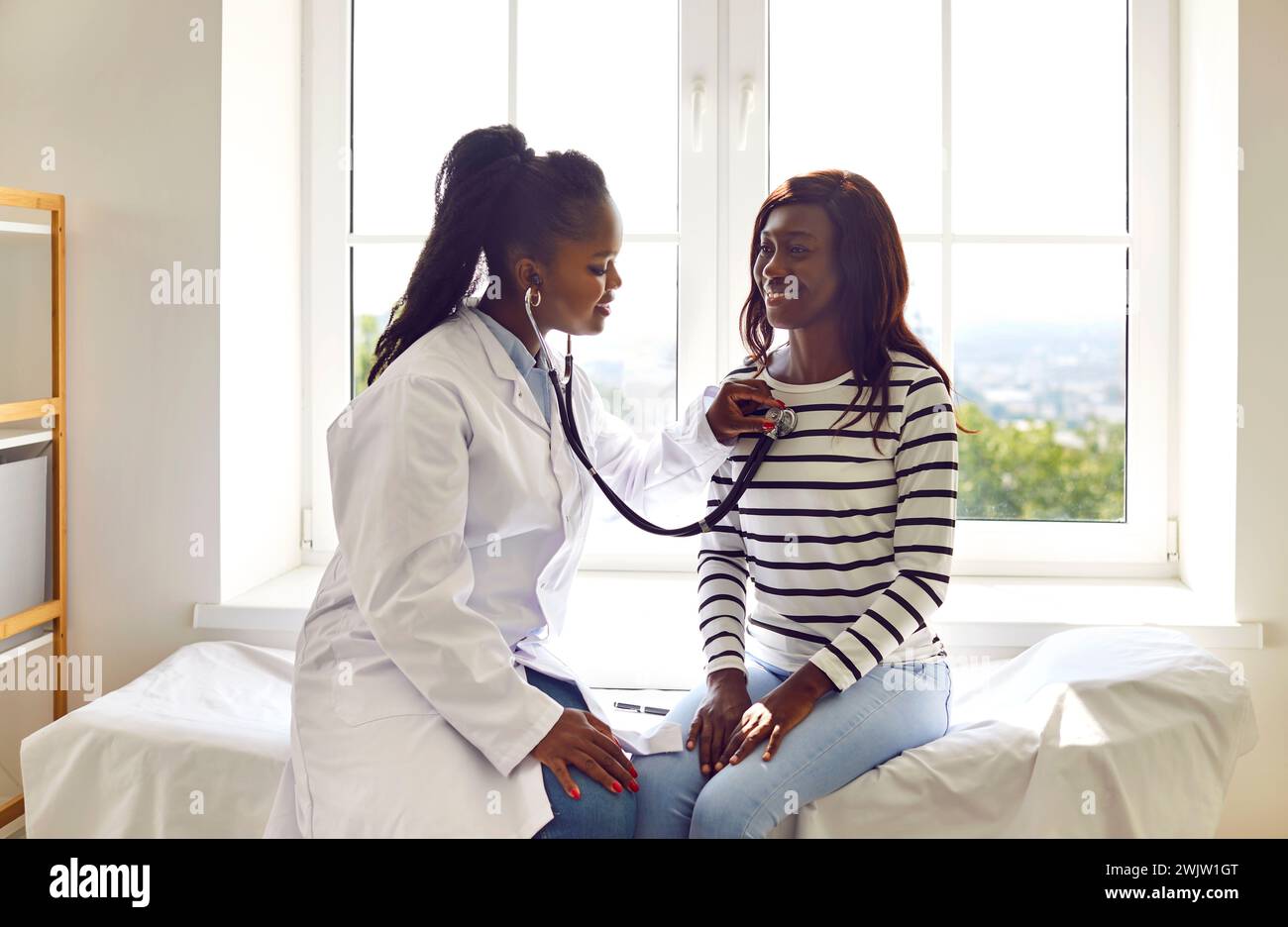 African american female patient using hi-res stock photography and ...