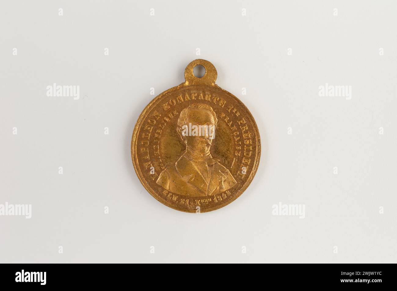 Carnavalet museum, medal collection Right head of Louis-Napoleon ...