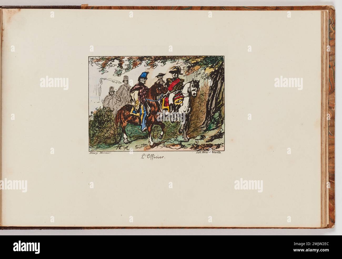 Monnier, Henry Bonaventure (n.1799-06-07-D.1877-01-03), the officer ...