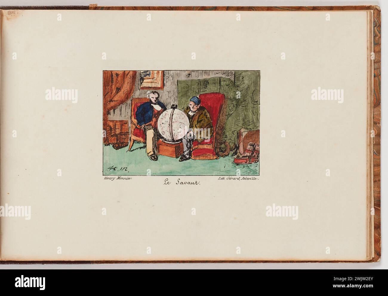 Monnier, Henry Bonaventure (n.1799-06-07-D.1877-01-03), Le Savant ...