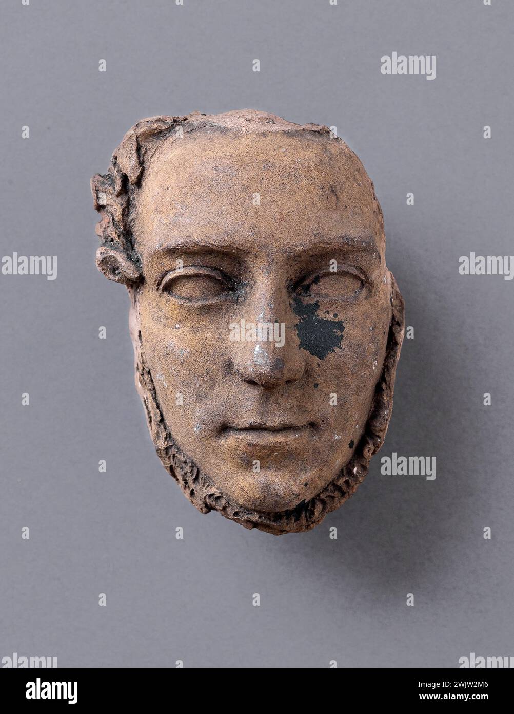 Jean-Pierre Dantan (1800-1869), said Dantan the young. Mask of the ...