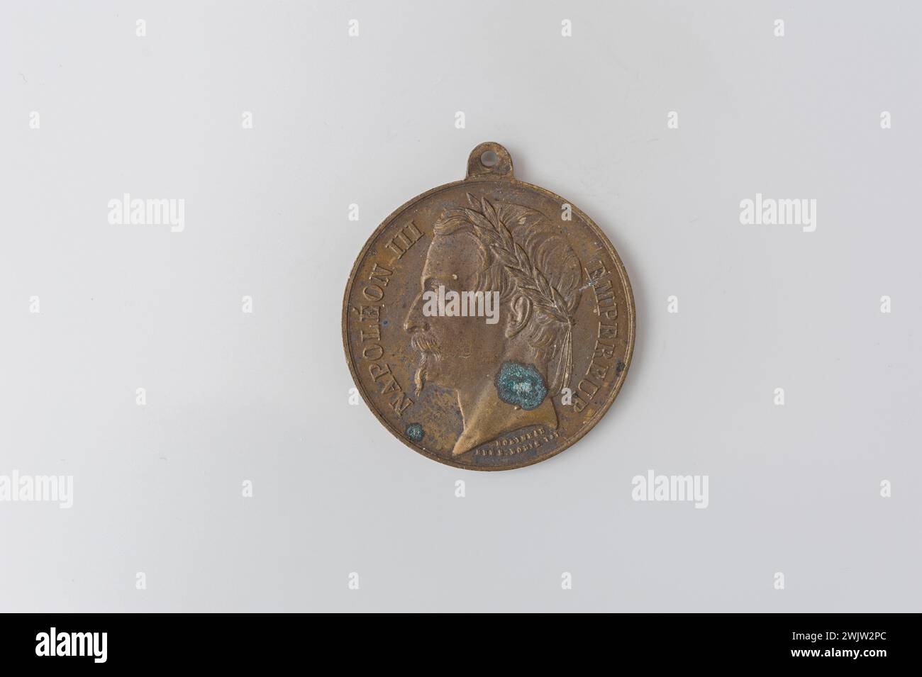 Carnavalet museum, medal collection Right head of Louis-Napoléon ...