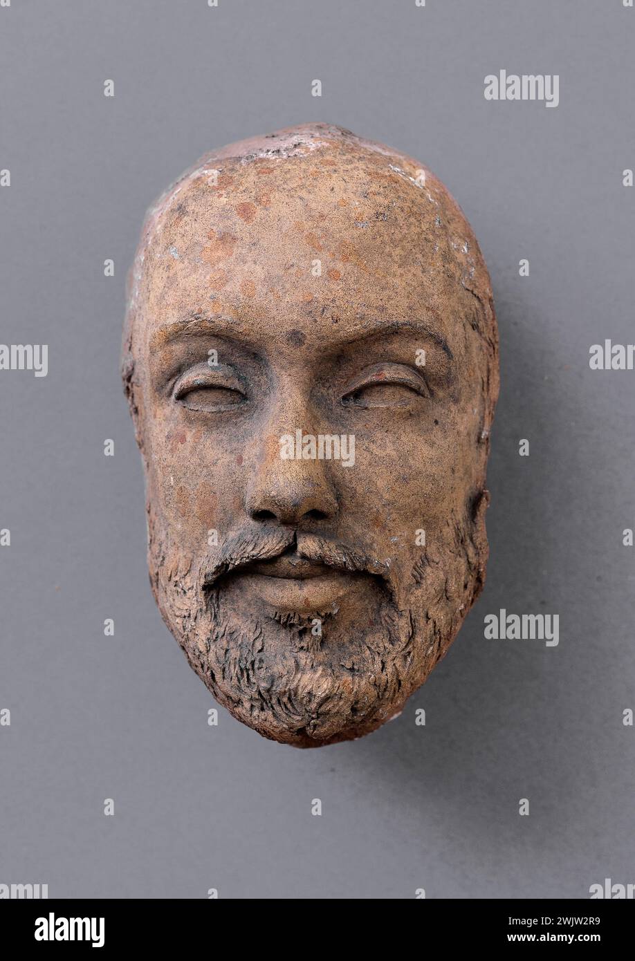 Jean-Pierre Dantan (1800-1869), said Dantan the young. Mask of the ...