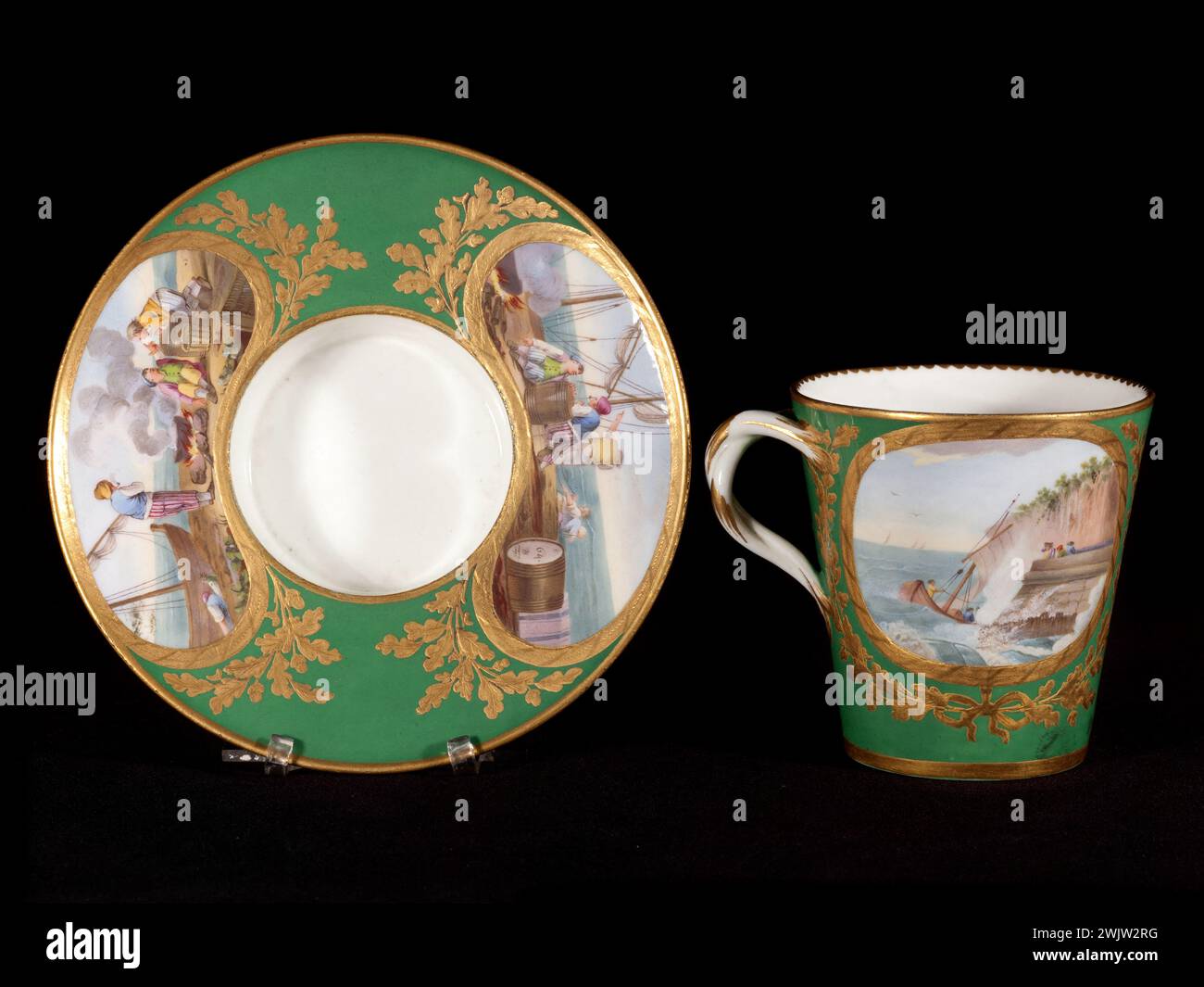 Morin, Jean-Louis, painter, "trembling" cup, Manufacture de Sèvres ...