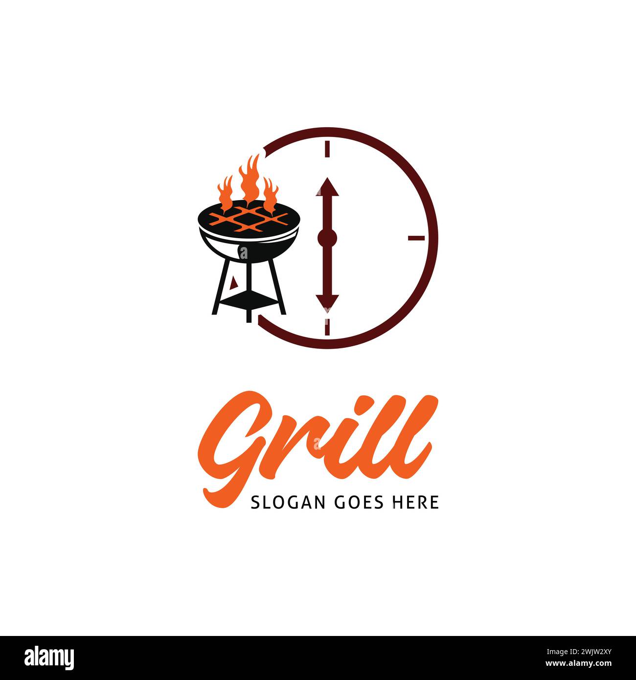 Barbeque grill chef Stock Vector Images - Alamy