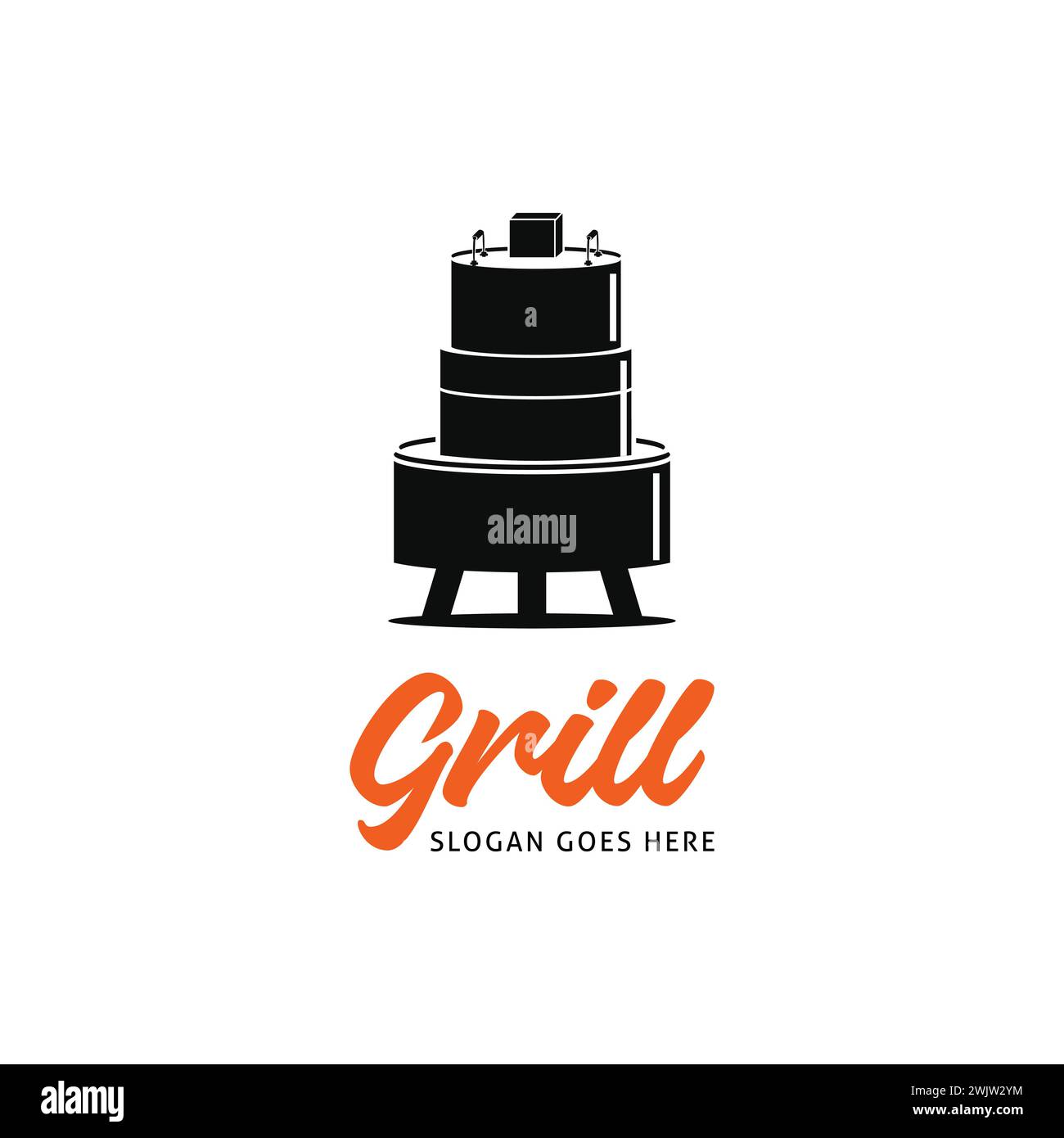 Grill icon Stock Vector Images - Alamy