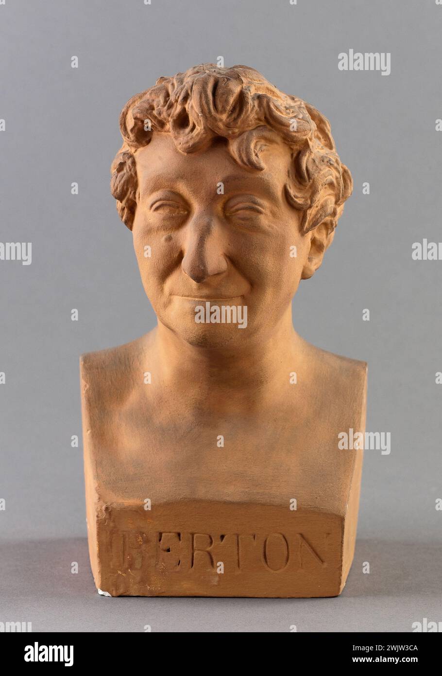 Jean-Pierre Dantan (1800-1869), said Dantan the young. Serious portrait ...