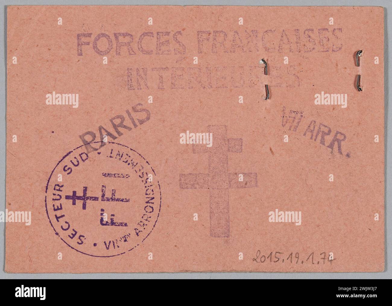 French interior forces (ffi) (n. - d.), Interior French forces map (FFI ...