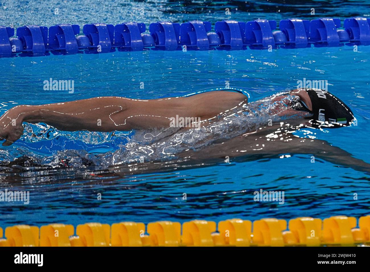 Doha, Qat. 17th Feb, 2024. Michele Lamberti from Italyin action at ...