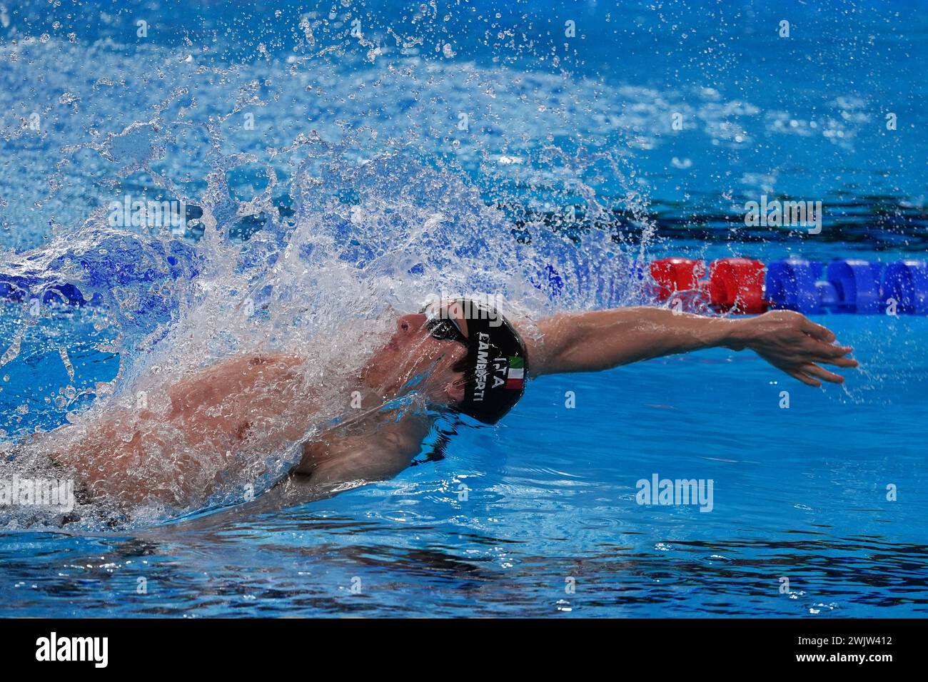 Doha, Qat. 17th Feb, 2024. Michele Lamberti from Italyin action at ...