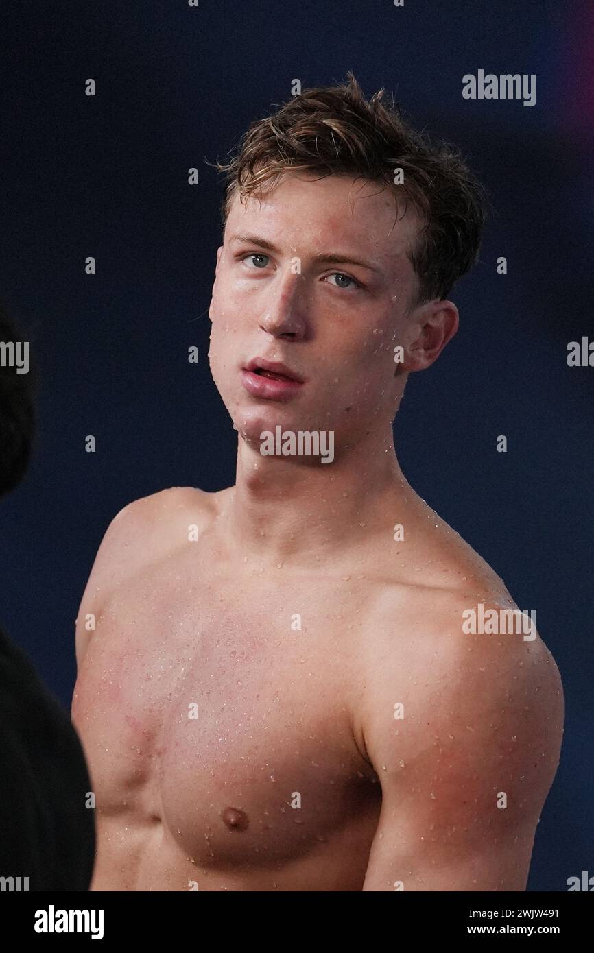 Doha, Qat. 17th Feb, 2024. Pieter Coetze from RSAin action at World ...