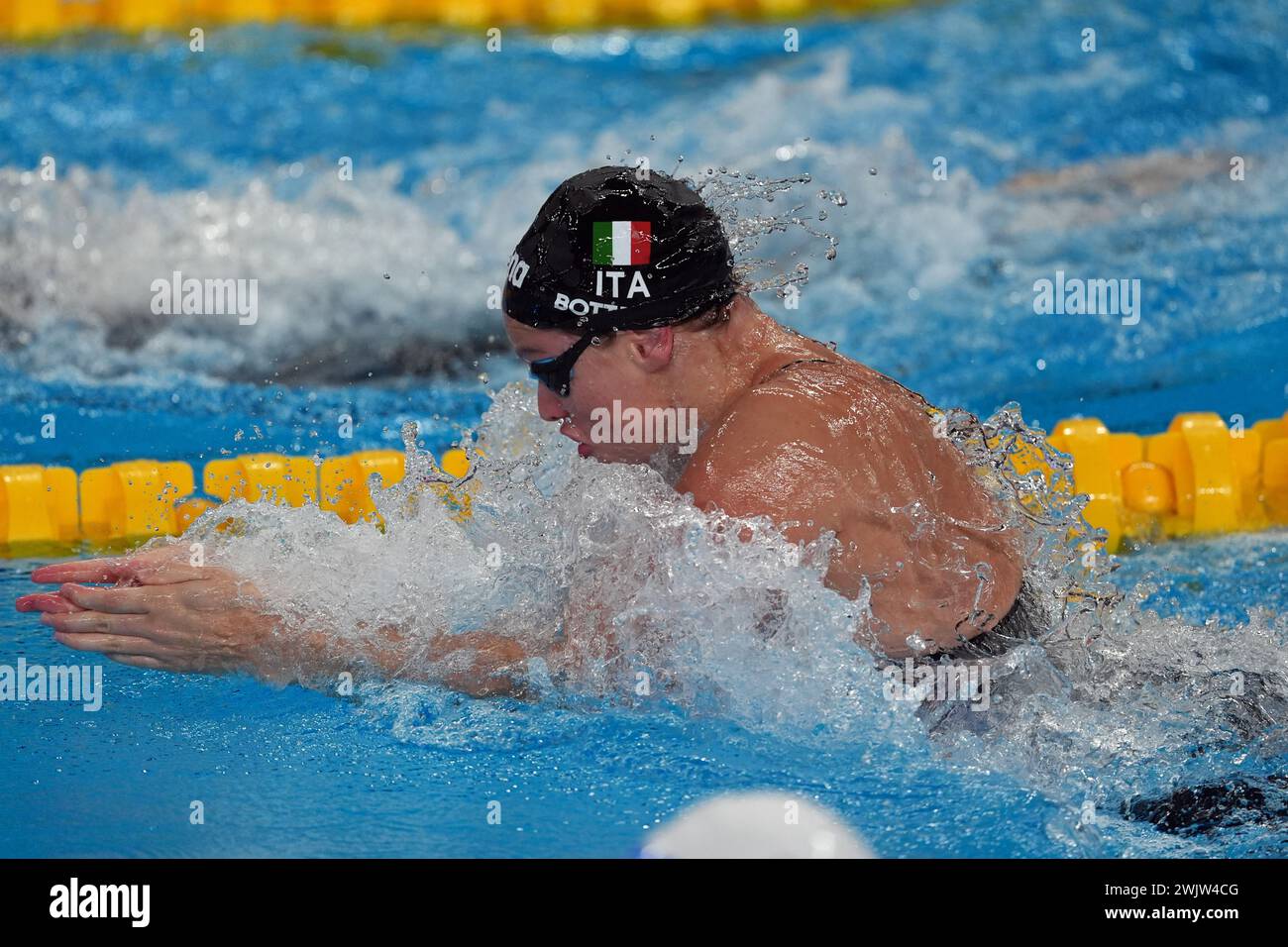 Doha, Qat. 17th Feb, 2024. Anita Bottazzo from Italy in action at World ...