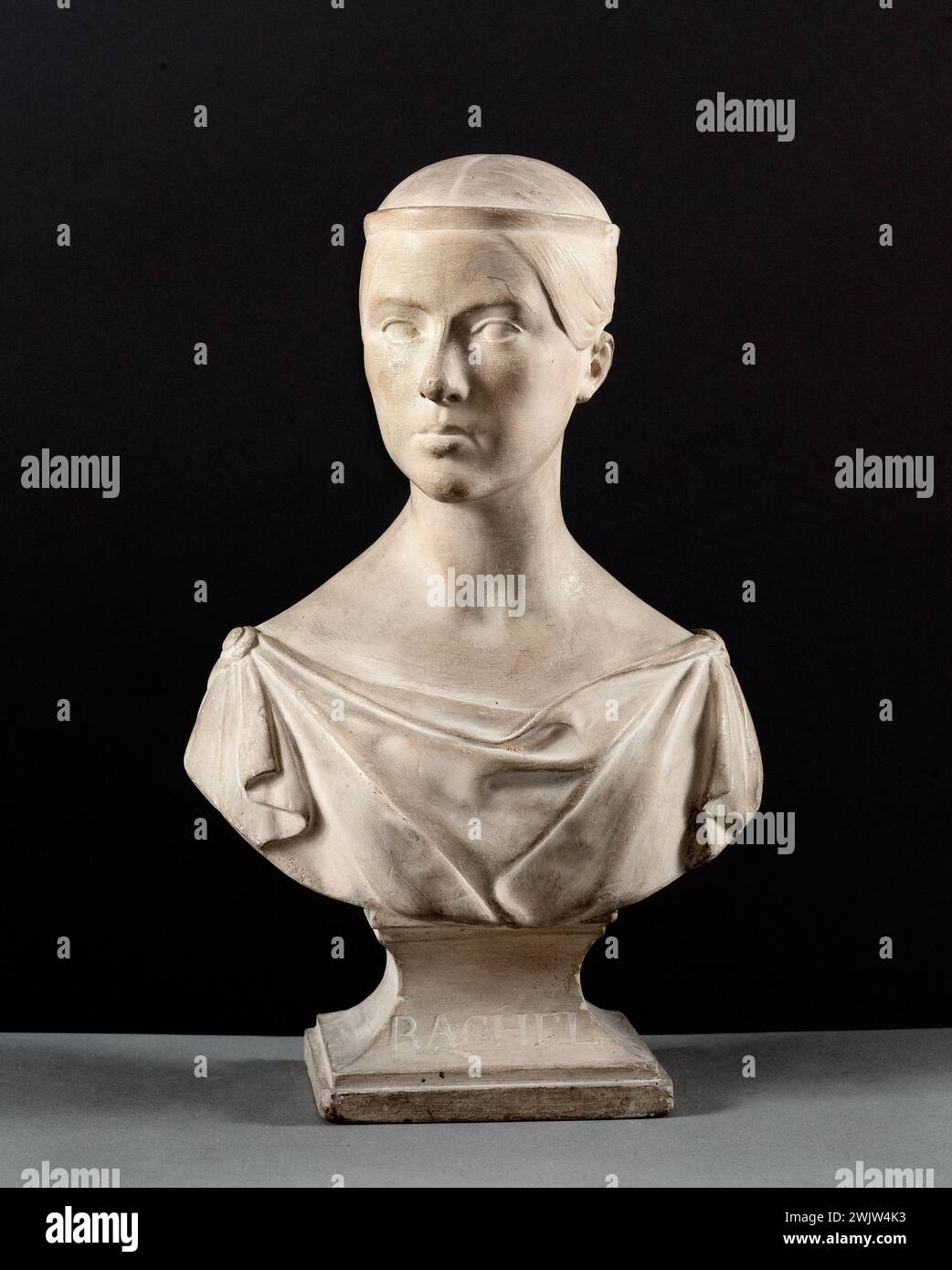 Jean-Pierre Dantan (dit Dantan young). Serious portrait of Elisabeth ...