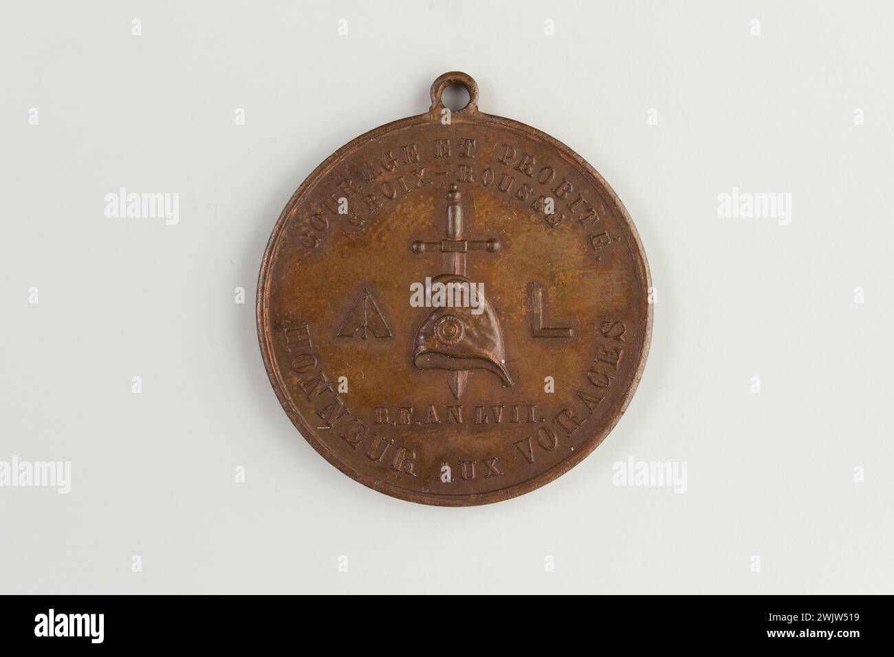 Carnavalet museum, medal collection Right in the center a Phrygian cap ...