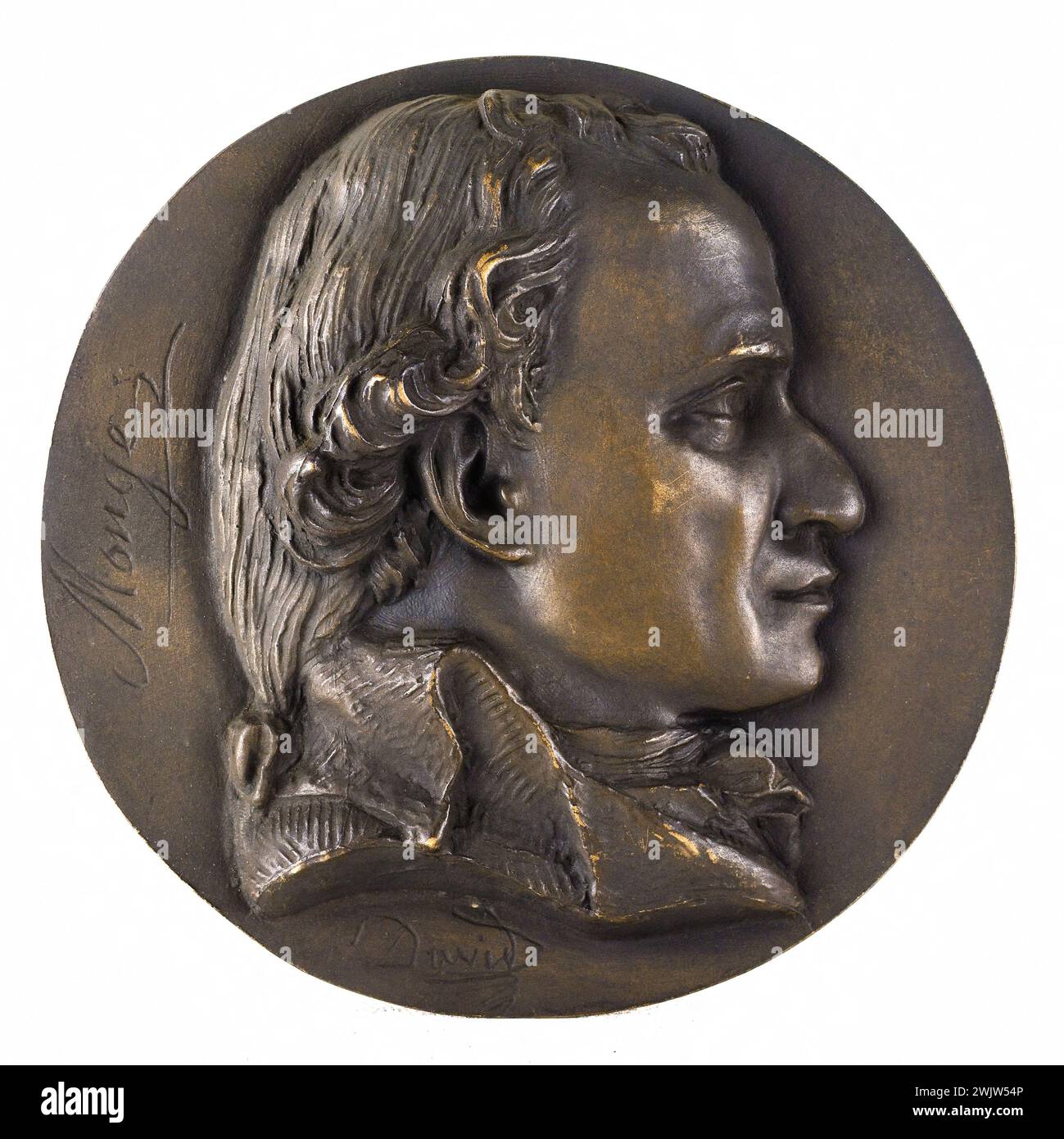 David d'Angers (1788-1856). Portrait of Gaspard Monge, count of Péluse ...