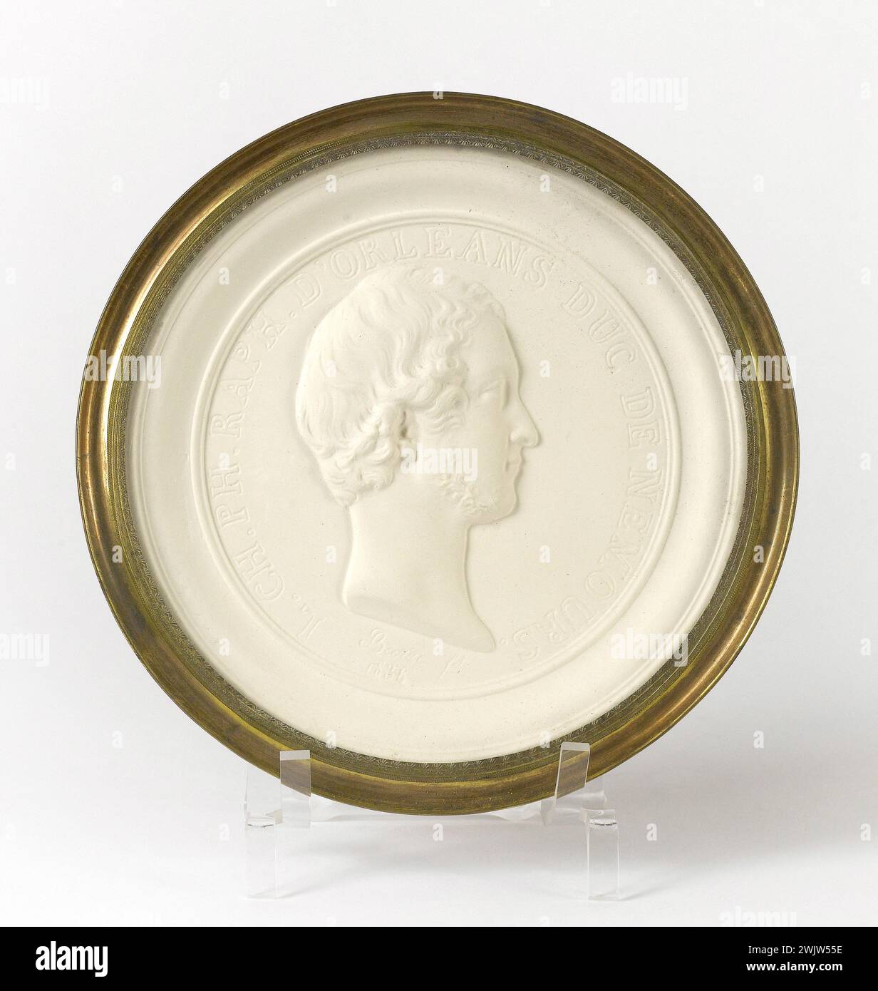 Jean-Auguste Barre (1811-1896). "Portrait of Louis-Charles-Philippe ...