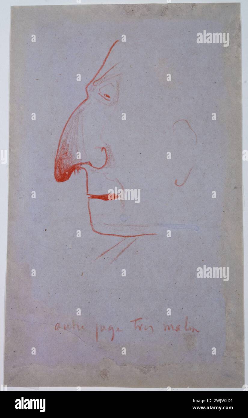 Victor Hugo (1802-1885). The witch's poem, series "The judges": another ...