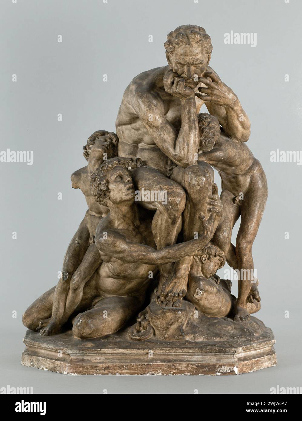 Jean-Baptiste Carpeaux (1827-1875). Ugolin and her children. Museum of ...