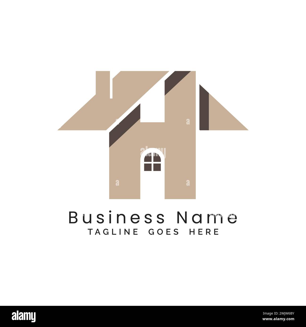 H real estate logo Stock Vector Images - Alamy