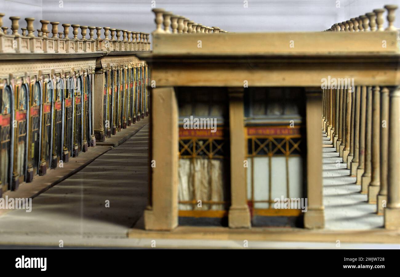 Regnard. The Orleans gallery at the Palais-Royal. Wood, iron ...