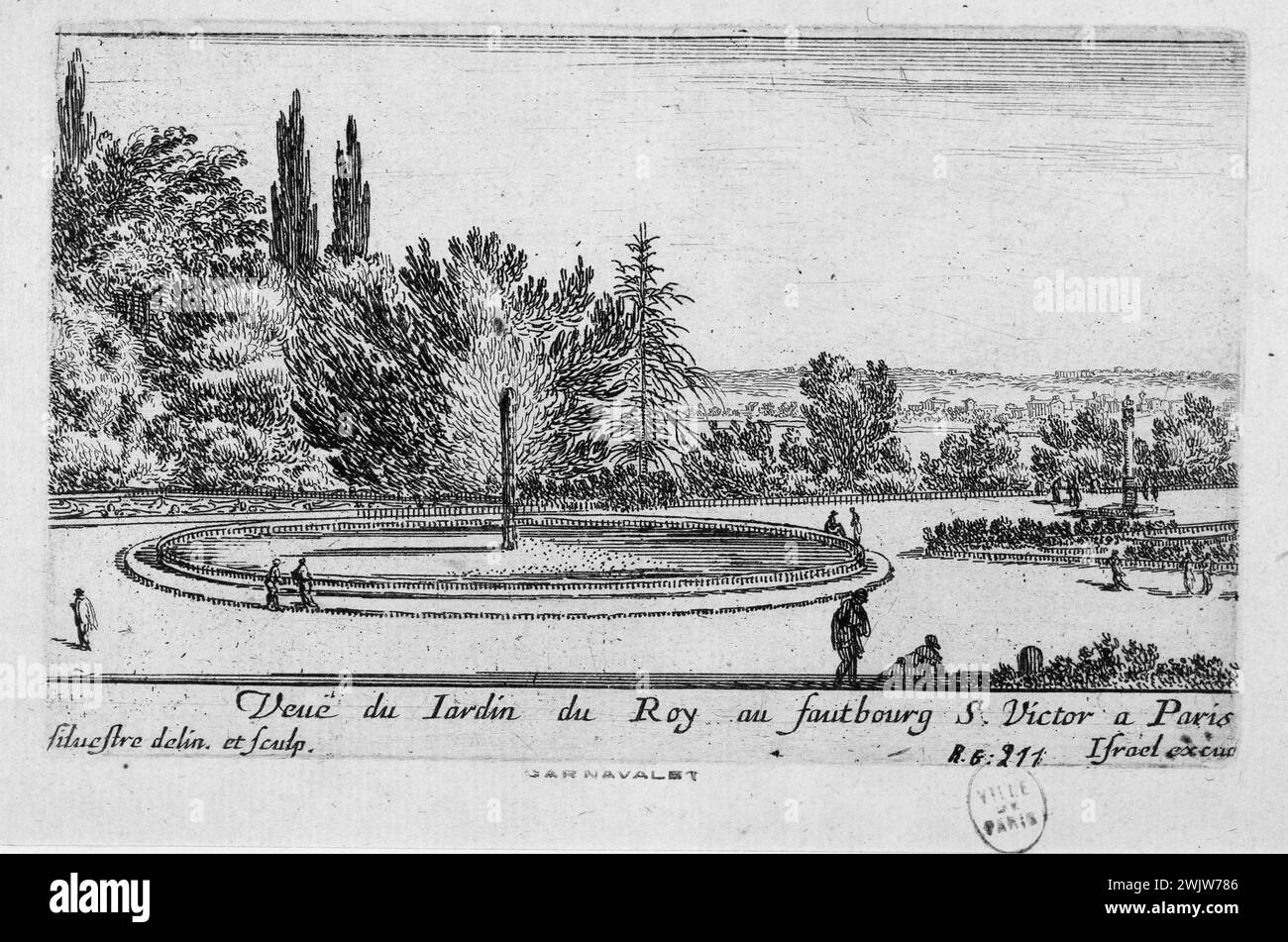 Israel Silvestre (1621-1691) and Israel Henriet (1590-1661). "View of ...