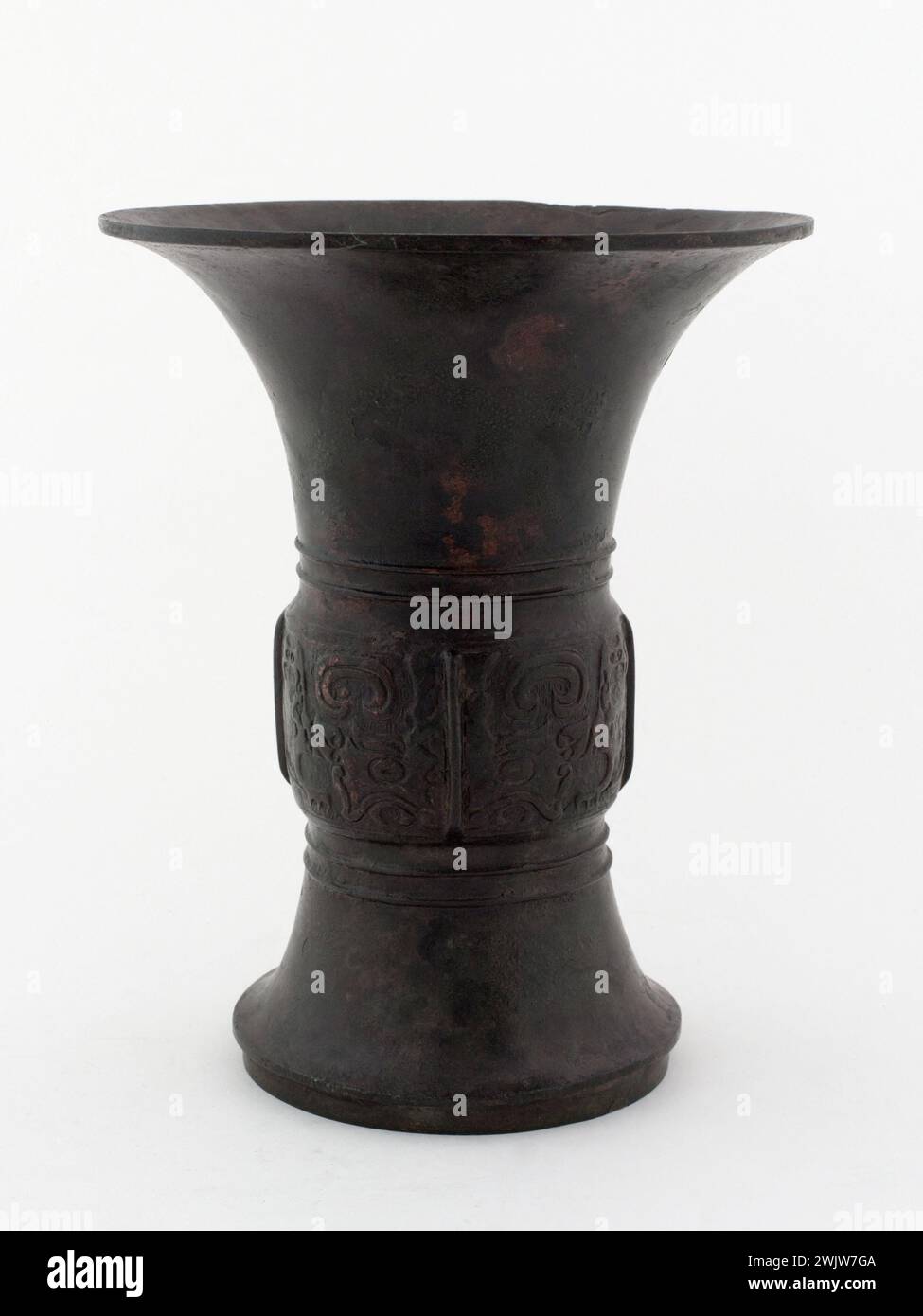 Vase zun. Bronze. Chine. Par musée musée malée. 70004-33 Chinese art ...
