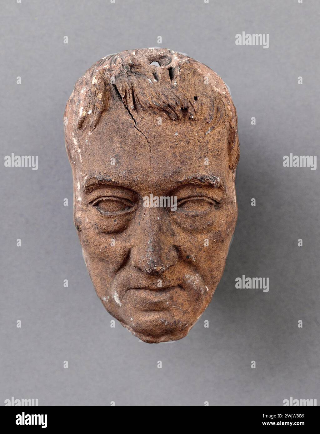 Jean-Pierre Dantan (1800-1869), said Dantan the young. Unknown mask ...