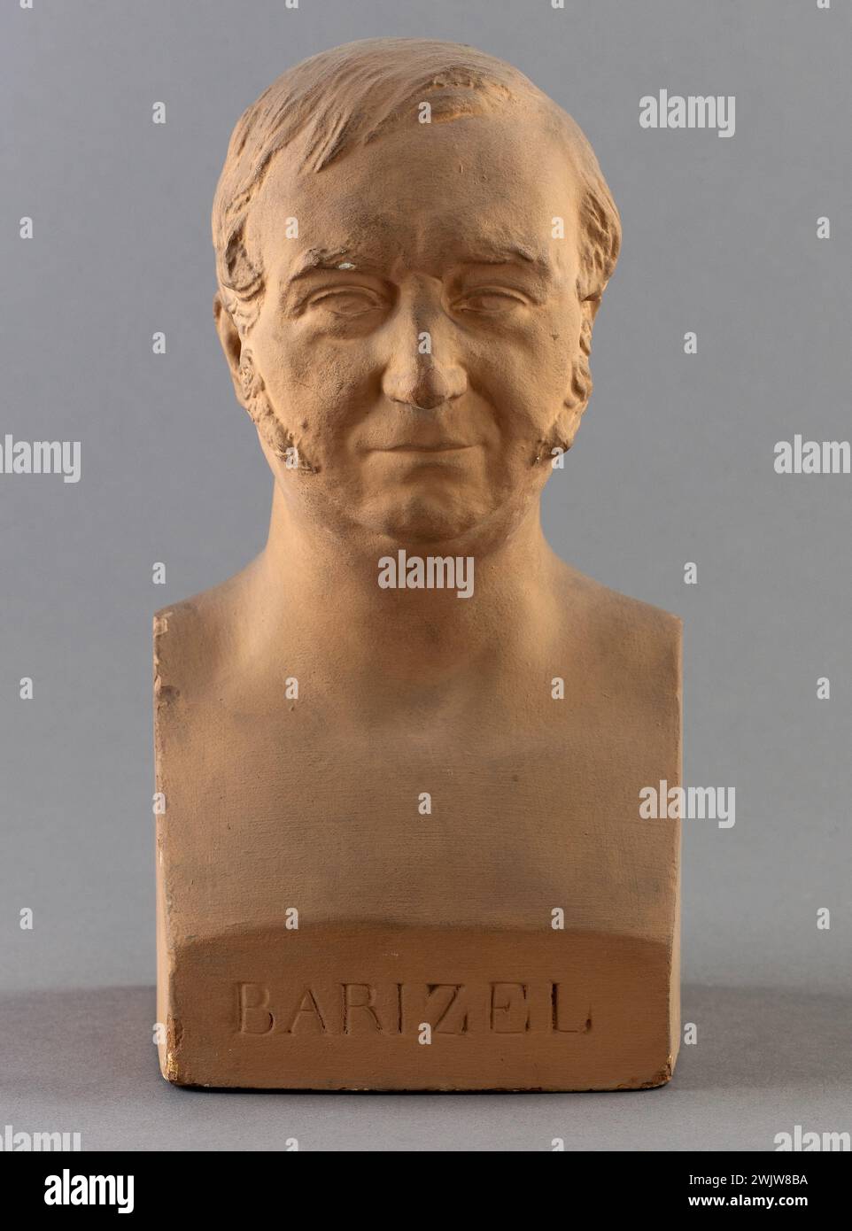 Jean-Pierre Dantan (1800-1869), said Dantan the young. Serious portrait ...