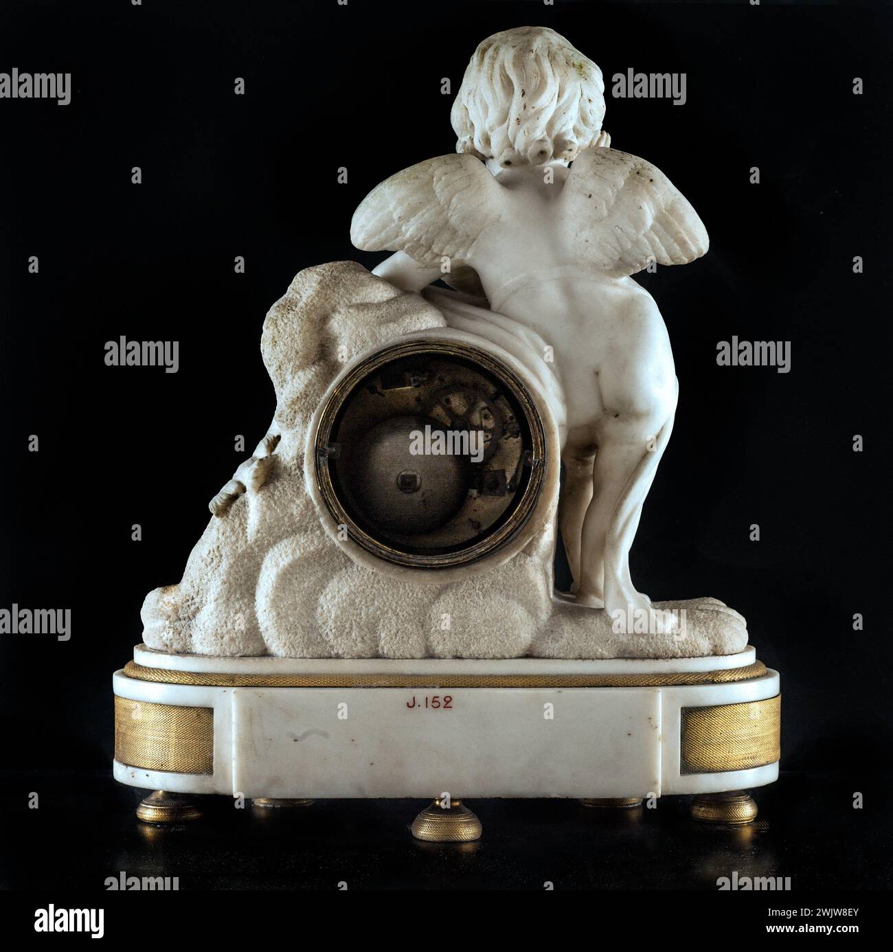 Anonymous. Pendulum. Marble, gilded bronze, 1770-1785. Paris, Cognacq ...